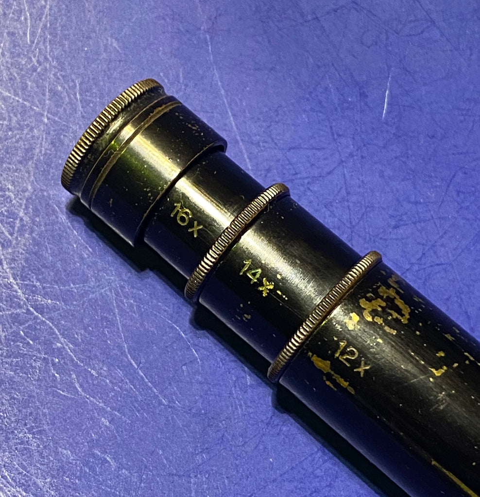 Zero Stock- Antique Small Field Spyglass Telescope with Variable Power ...