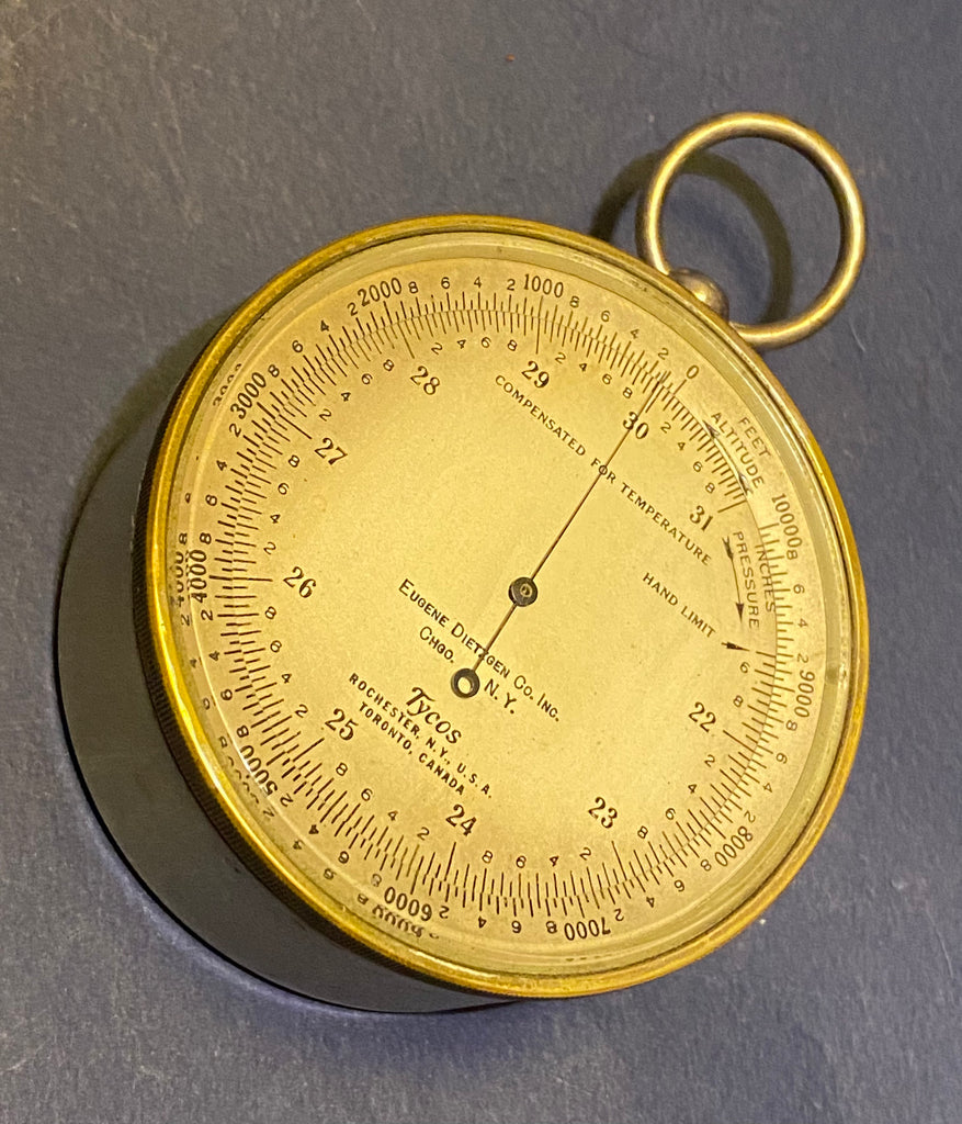 Antique Surveying Mountain Altimeter Barometer Made by Tycos for Eugen ...