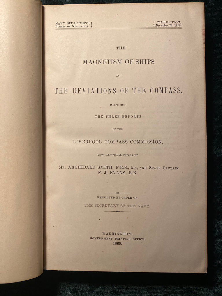 Zero Stock-Book Magnetism Of Ships The Deviations Of The Compass, Live ...