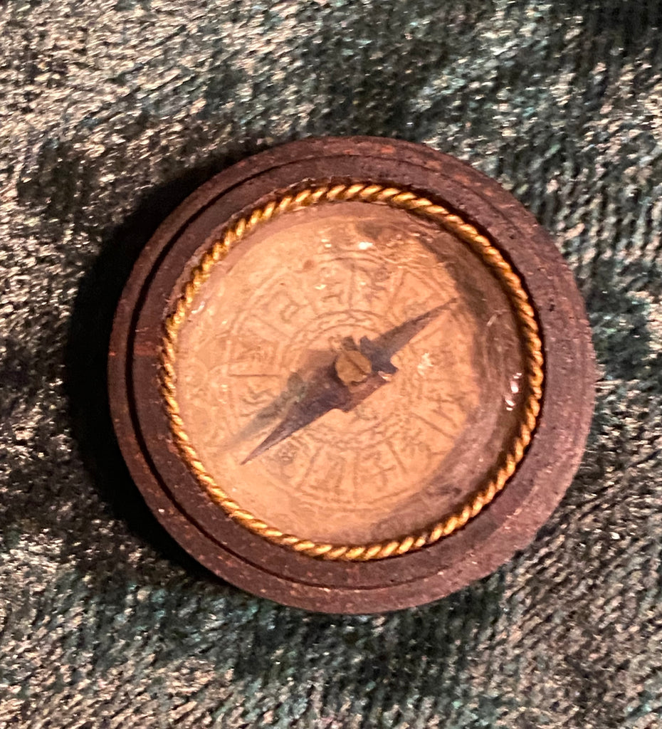Zero Stock- Antique Wood Cased Compass Japan – Explorer Antiques