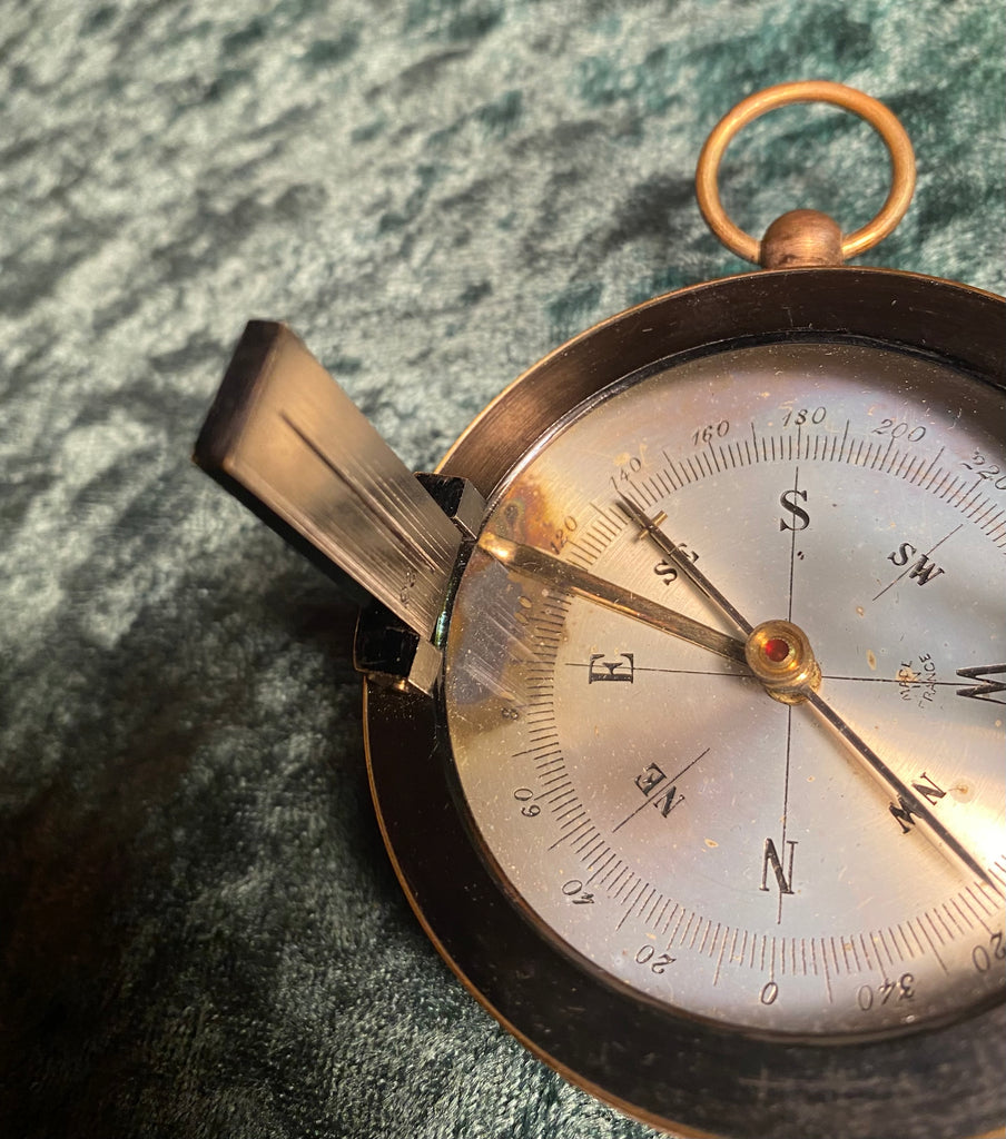 Zero Stock -Antique Surveyiors or Mining Compass Made in France ...