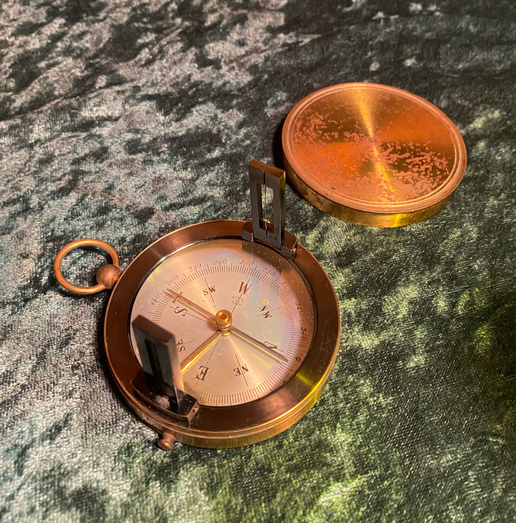 Antique Surveyiors or Mining Compass Made in France – Explorer Antiques