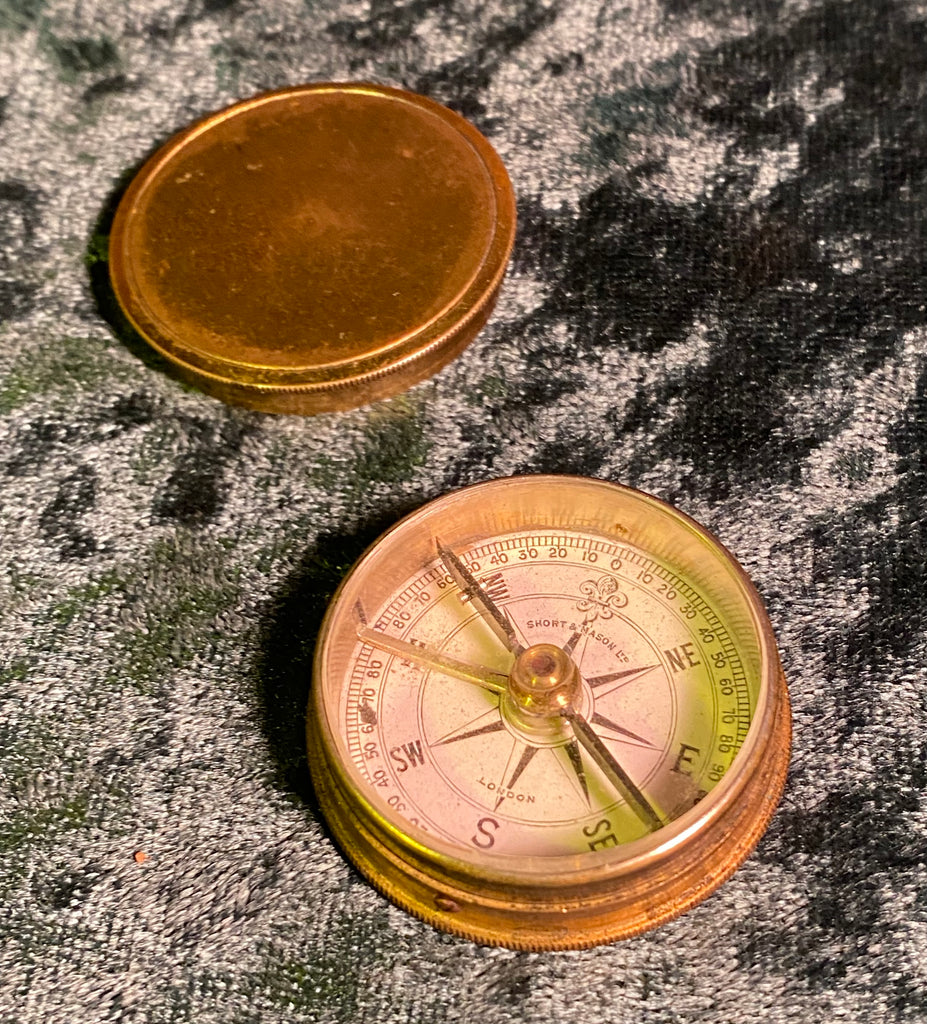 Zero Store-Antique Pocket Compass Made By Short Mason London – Explorer ...