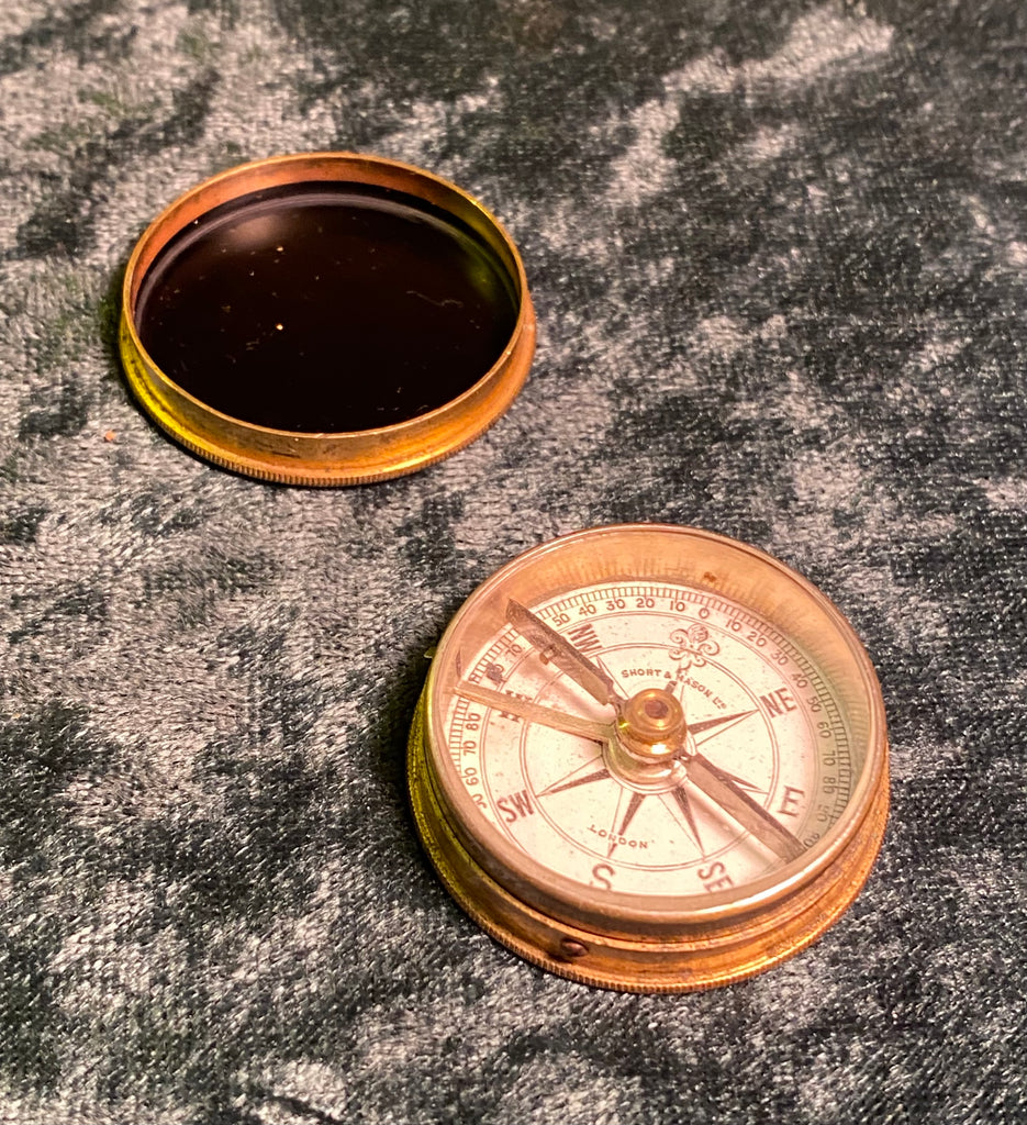 Zero Store-Antique Pocket Compass Made By Short Mason London – Explorer ...