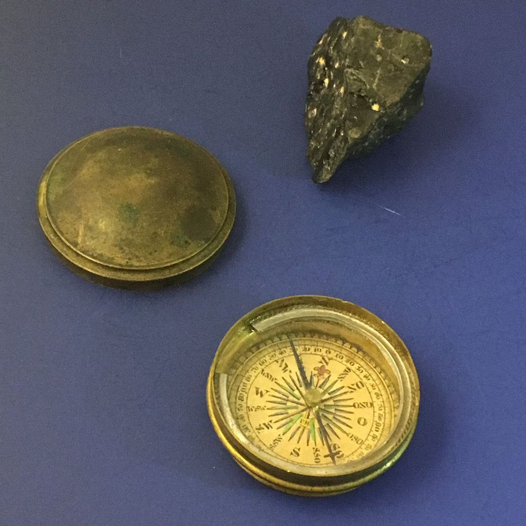 ZERO STOCK-Antique Pocket Compass Made in Germany – Explorer Antiques