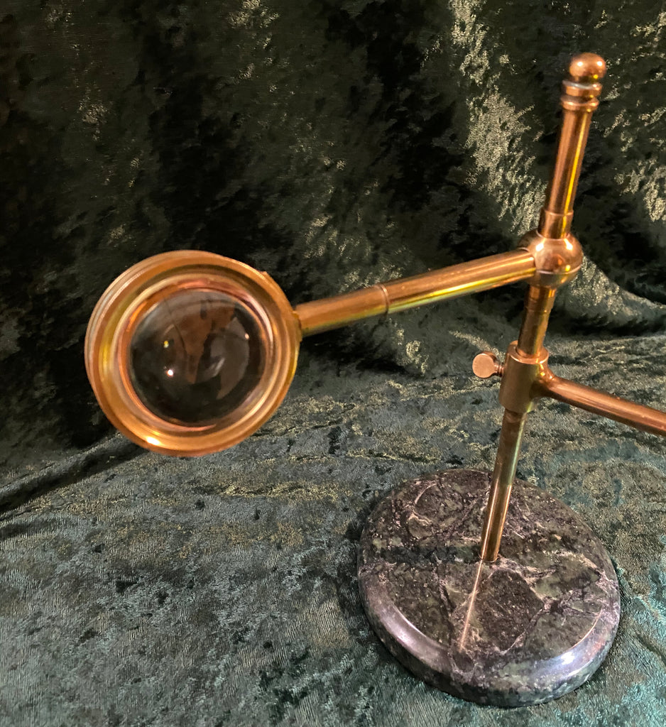 Zero Stock- Antique Microscope Bullseye or Bench Condenser Lens ...