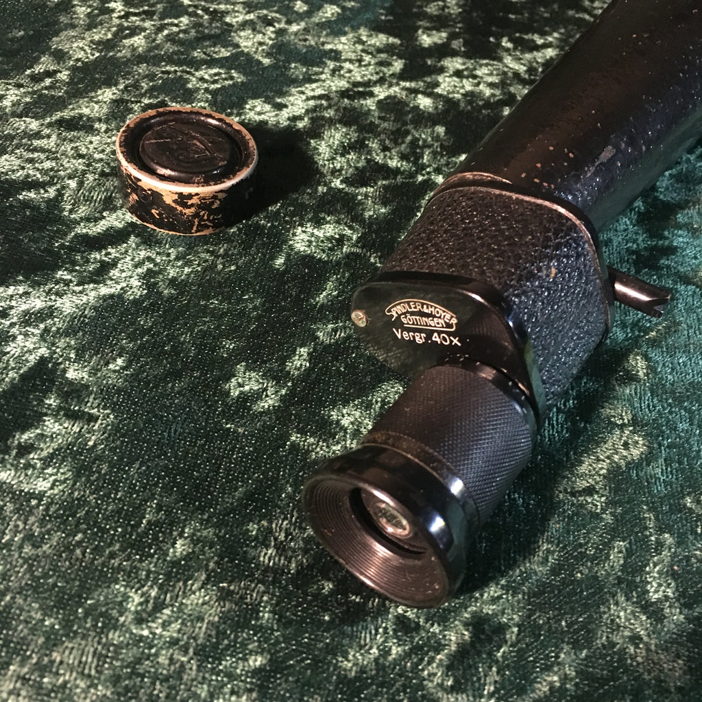 Zero Stock-Antique Prismatic Monocular 40x Spindler & Hoyer Gottingen ...