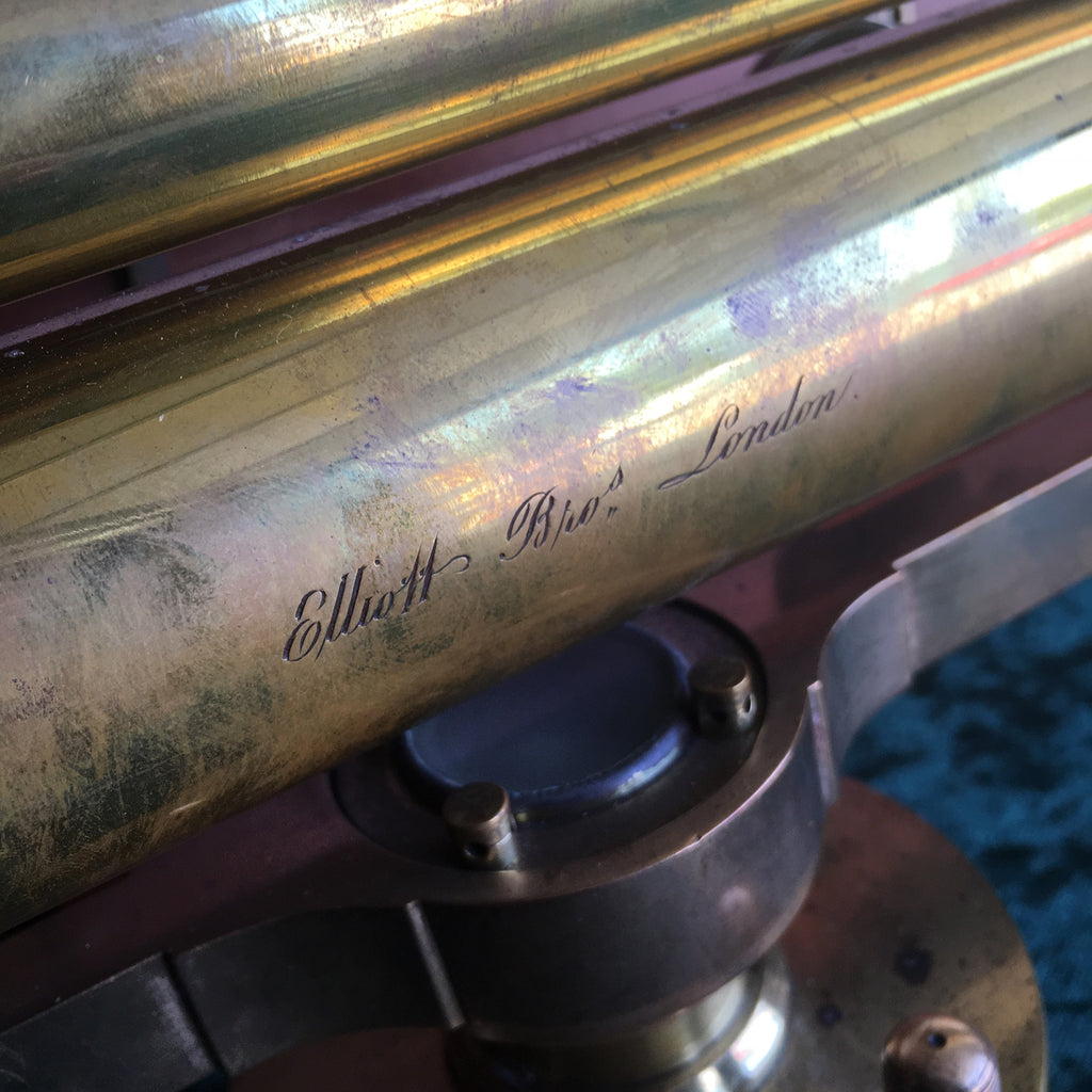 ZERO STOCK-Antique Telescope Improved Dumpy Level Elliott Brothers Lon ...