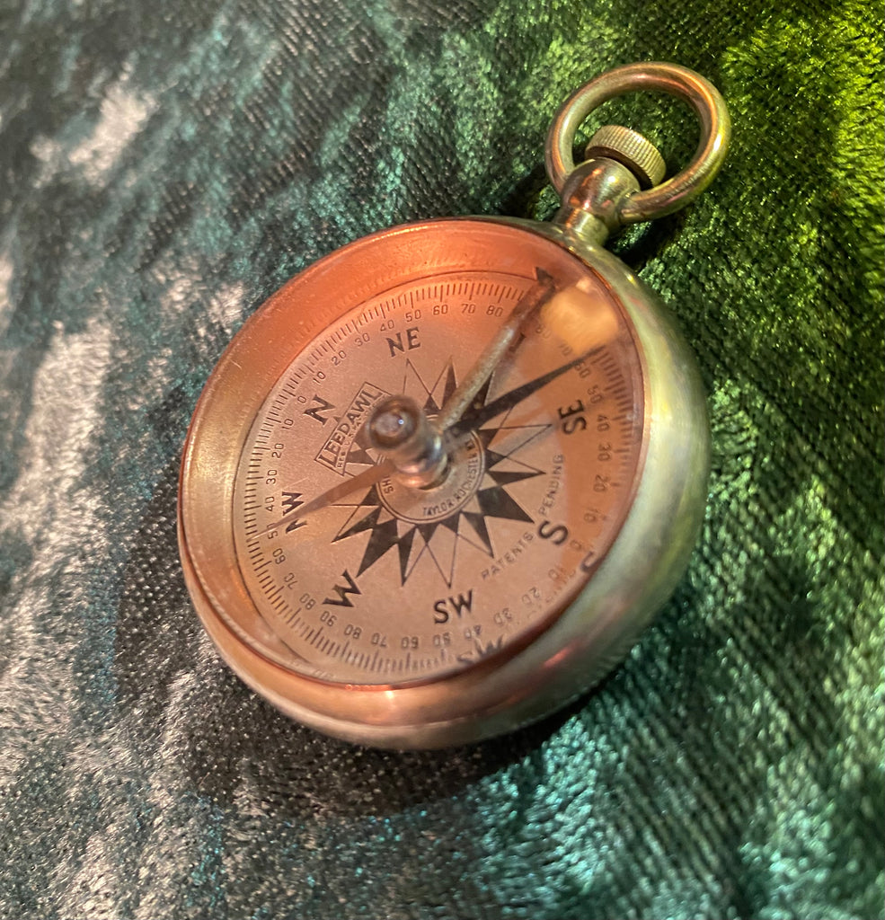 Zero Stock-Antique Short & Mason Taylor Leedawl Compass Made in Roches ...
