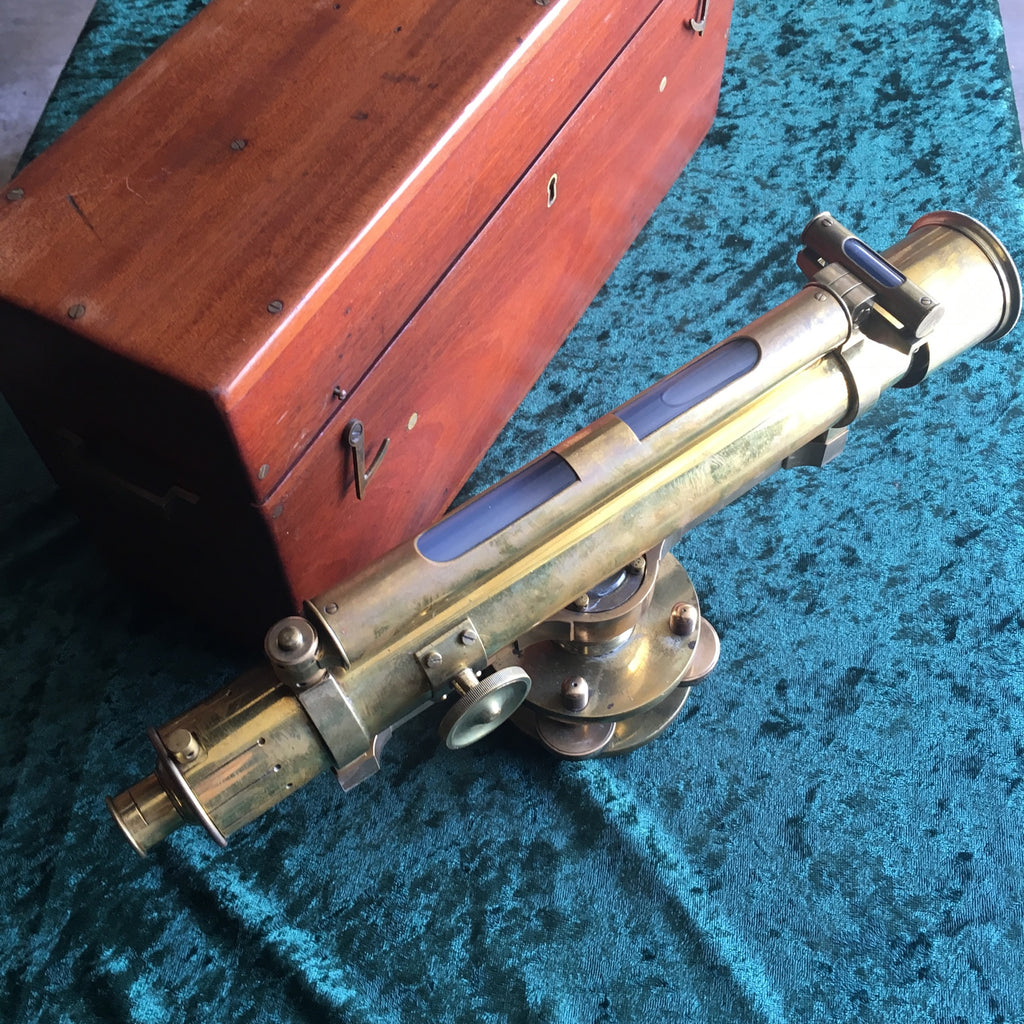 ZERO STOCK-Antique Telescope Improved Dumpy Level Elliott Brothers Lon ...