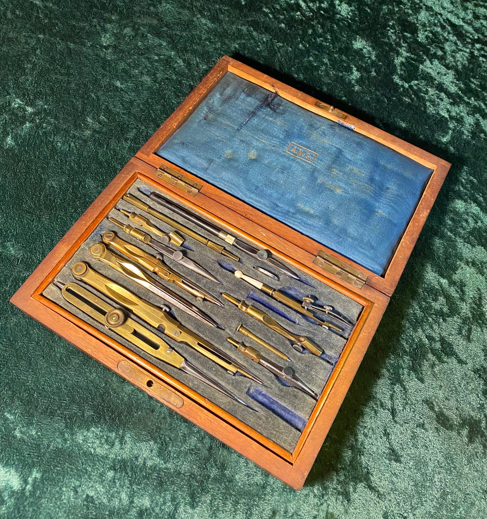 Zero Stock-Antique Drafting Set Made in Germany – Explorer Antiques