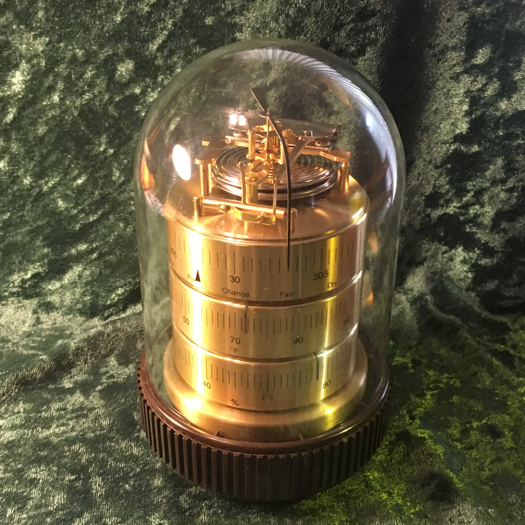 ZERO STOCK-Vintage Barometer Thermometer Hygrometer Barigo Weather Sta ...