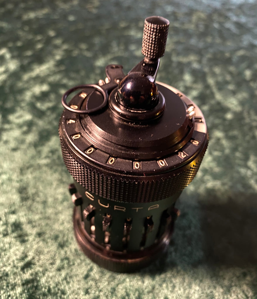 Zero Stock- Vintage Type I Curta Calculator – Explorer Antiques