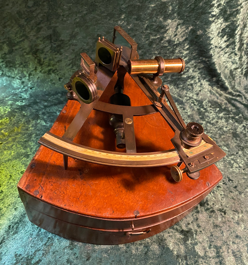 Zero Stock Antique Marine Octant Sextant Cousens & Son Swansea ...