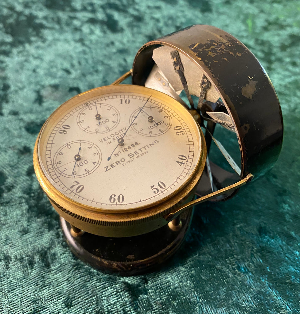 Zero Stock- Antique Anemometer Made In England – Explorer Antiques