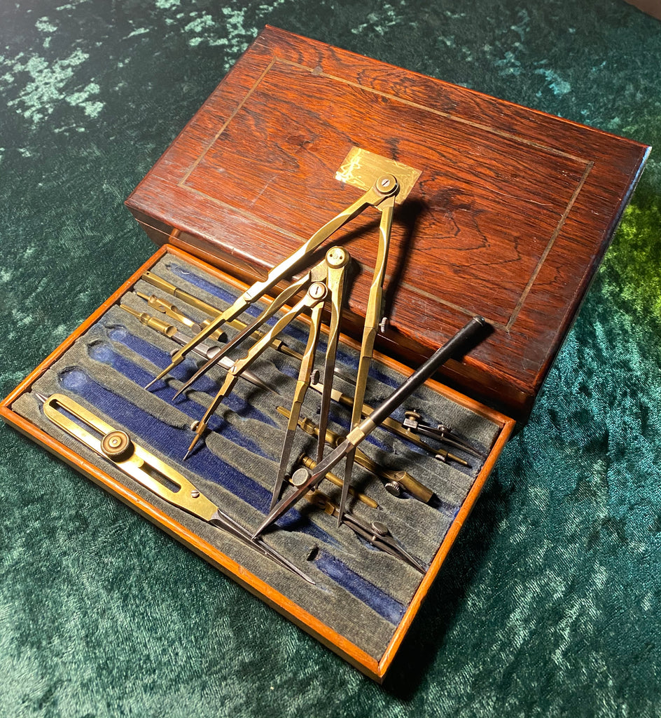 Zero Stock-Antique Drafting Set Made in Germany – Explorer Antiques