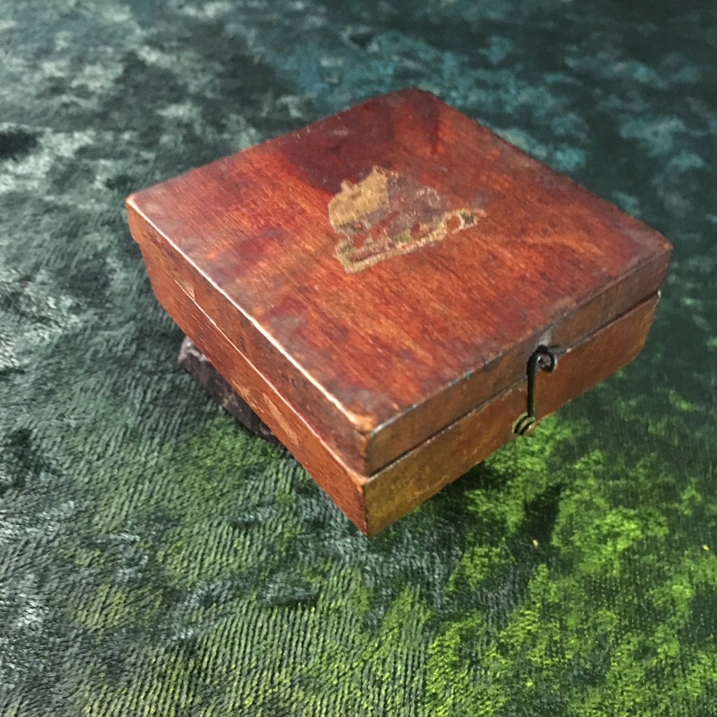 Zero Stock- Antique Mahogany Case Compass Made in Germany – Explorer ...
