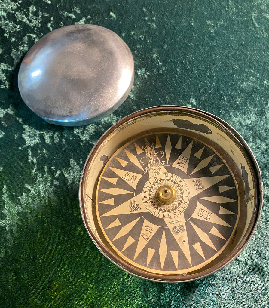 Nautical Pocket Compass Drawing