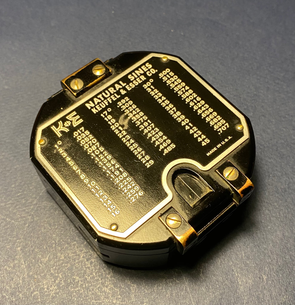 Zero Stock-Vintage Brunton Pocket Transit Compass Made By Keuffel & Es ...