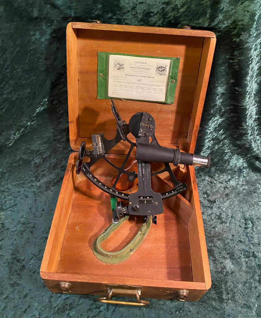 Zero Stock-WW2 Sextant Leupold & Stevens US Maritime Commission 1944 ...