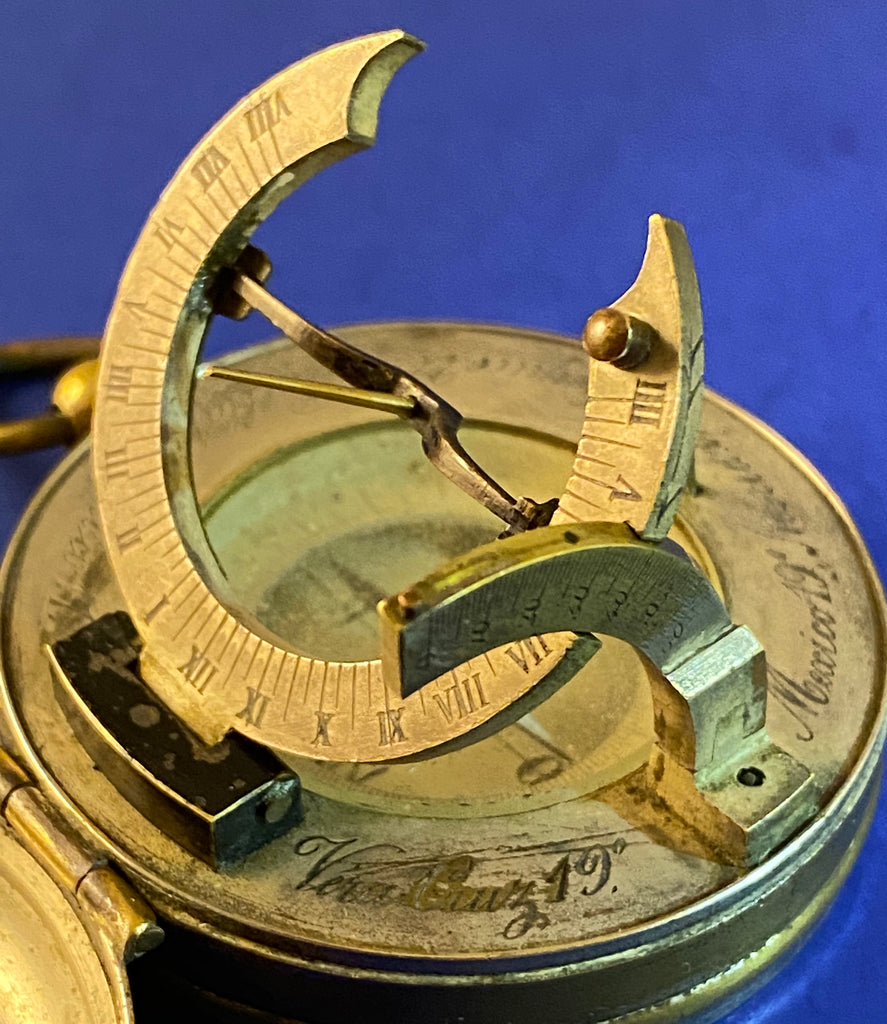 Zero Stock- Antique Equinoctial Compass Sundial – Explorer Antiques