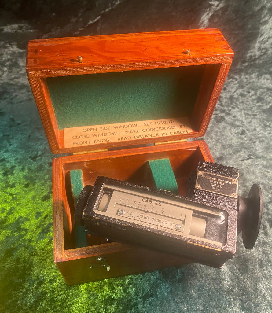 Zero Stock- Vintage WW2 Marine Distance Meter Henry Hughes & Son Engla ...