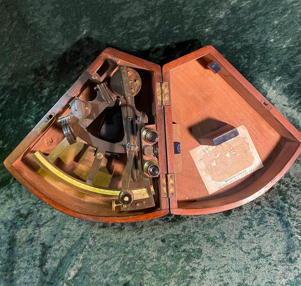 Zero Stock Antique Marine Octant Sextant Cousens & Son Swansea ...