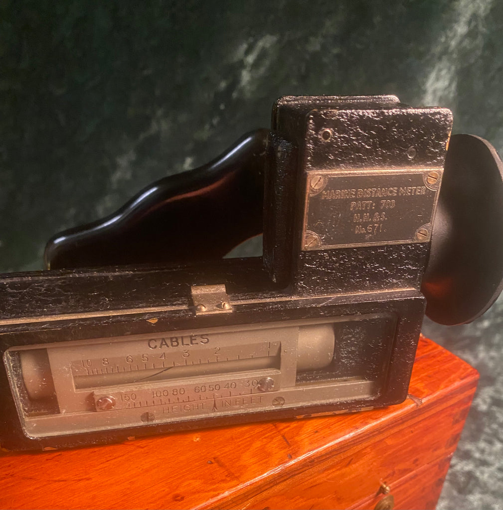 Zero Stock- Vintage WW2 Marine Distance Meter Henry Hughes & Son Engla ...