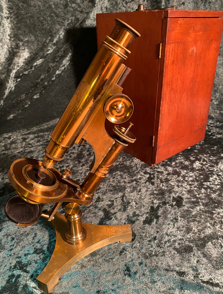Zero Stock-Antique Microscope R. & J. BECK, London England – Explorer ...