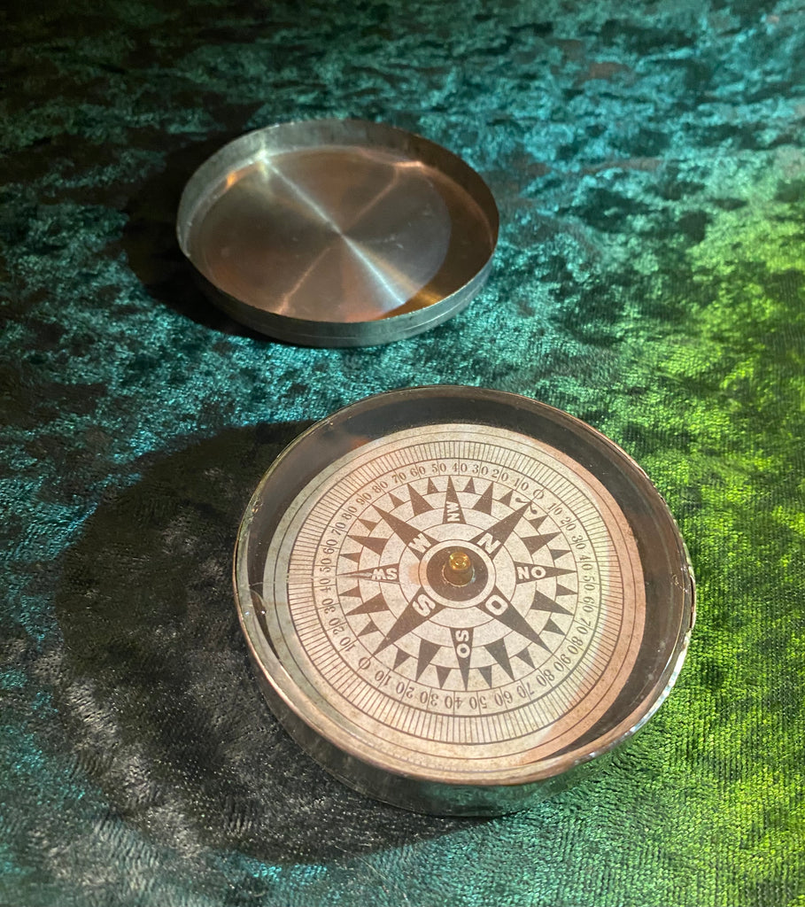 Antique Small Dry Card Compass Made by Stockert Germany – Explorer Antiques