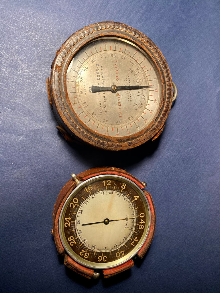 Antique Aircraft Altimeter Barometer Aviation Militaire WW1 Era ...