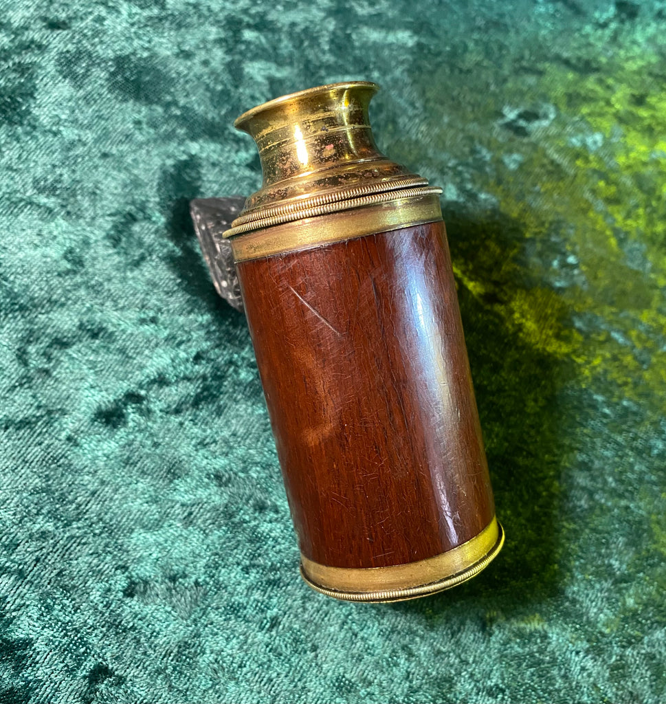 Zero Stock- Antique Small Mahogany Telescope Made in France – Explorer ...