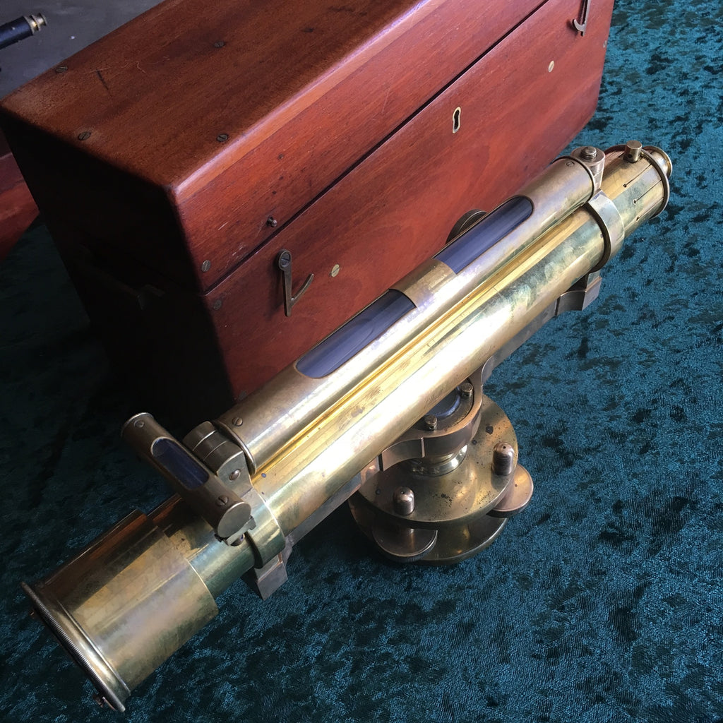 ZERO STOCK-Antique Telescope Improved Dumpy Level Elliott Brothers Lon ...