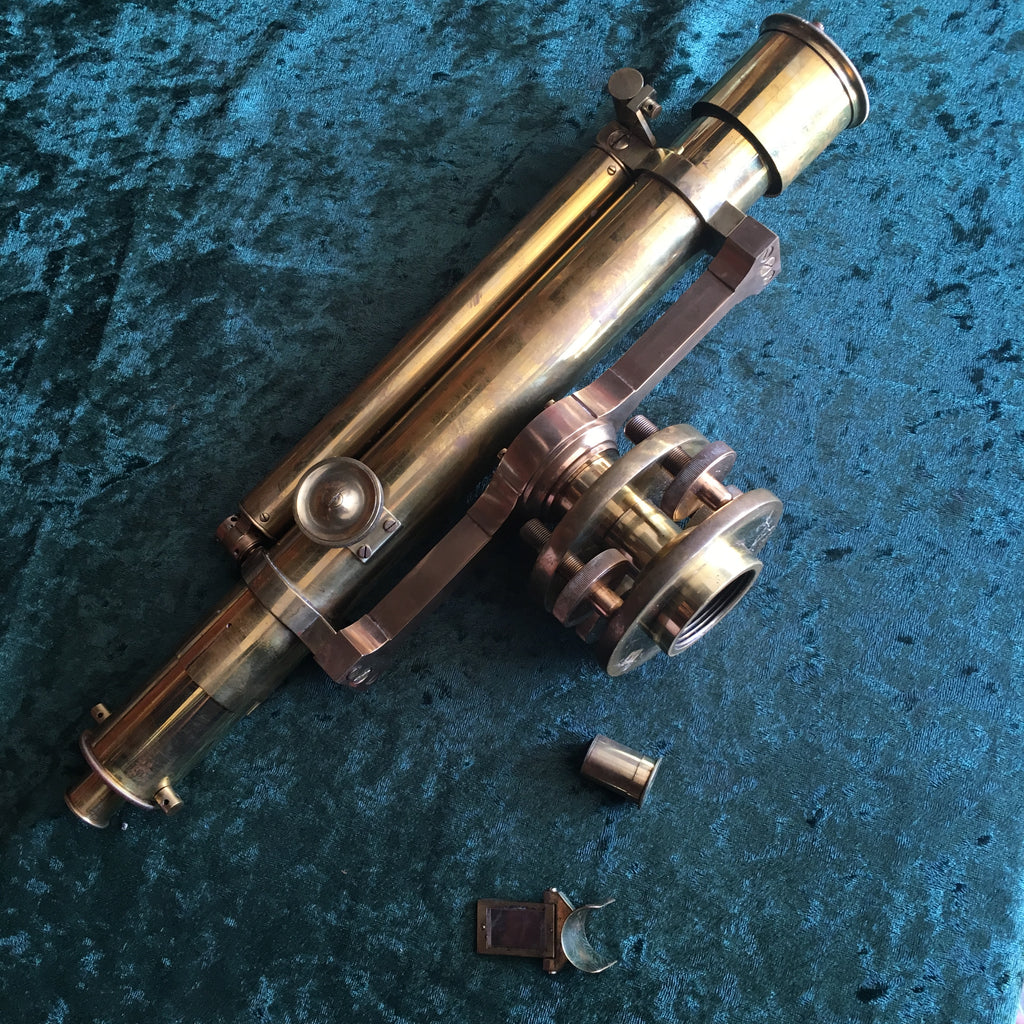 ZERO STOCK-Antique Telescope Improved Dumpy Level Elliott Brothers Lon ...