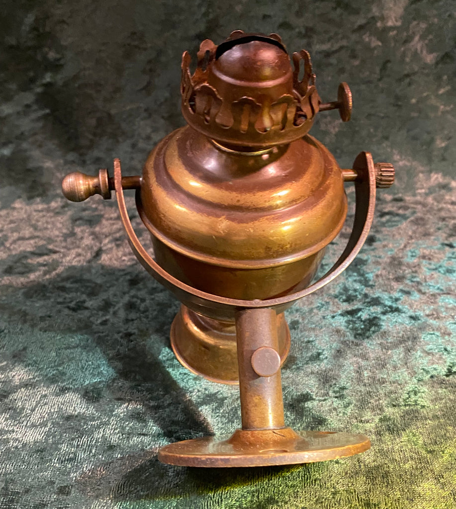 Zero Stock-Antique Ship’s Gimbaled Oil Lamp Made in England – Explorer ...