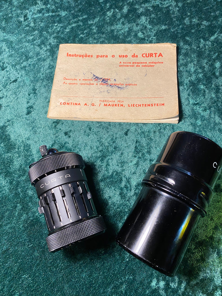 Zero Stock- Vintage Type I Curta Calculator – Explorer Antiques