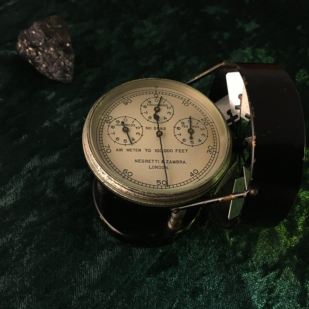 ZERO STOCK-ANTIQUE ANEMOMETER MADE BY NEGRETTI ZAMBRA LONDON – Explorer ...