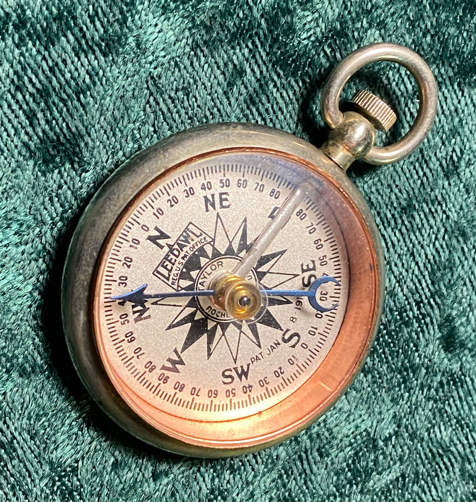 Zero Stock-Antique Taylor Leedawl Compass Made in Rochester New York P ...