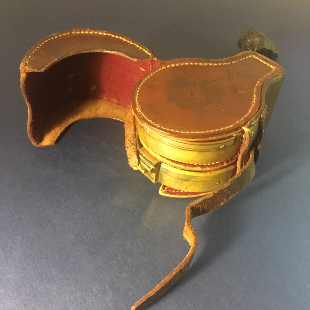 Zero Stock-Antique Green Card Prismatic Compass and Clinometer J.J. Hi ...