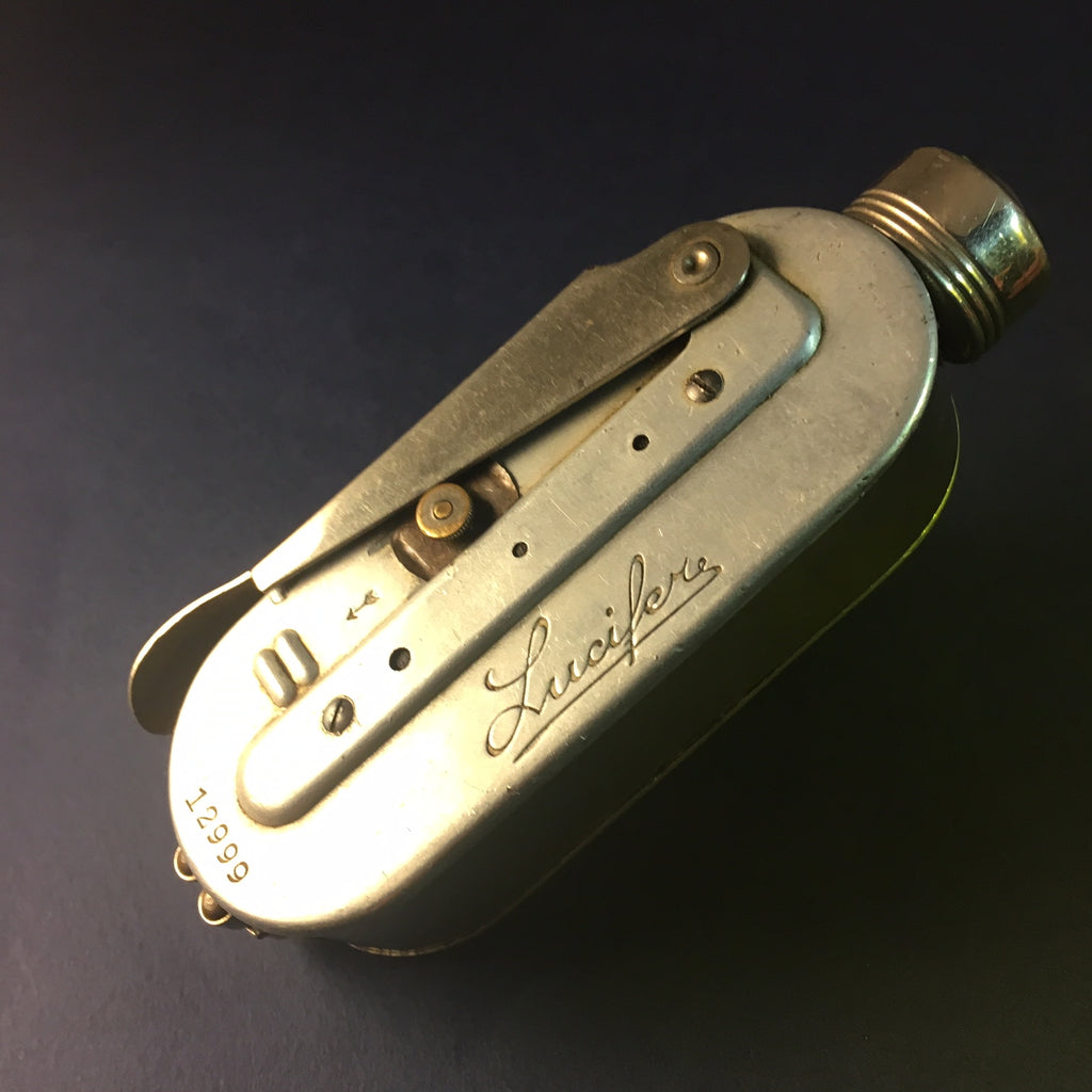 Zero Stock-Antique Lucifer Dynamo Flashlight Made In Switzerland US. P ...