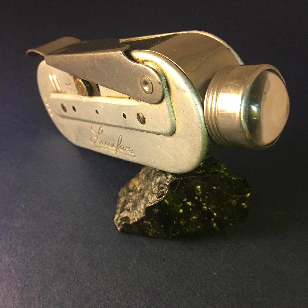 Zero Stock-Antique Lucifer Dynamo Flashlight Made In Switzerland US. P ...