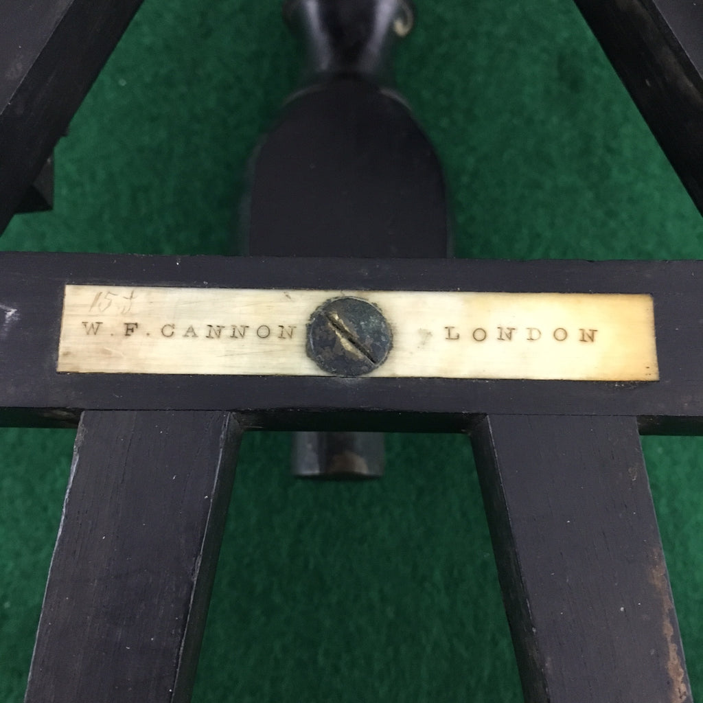 ZERO STOCK-ANTIQUE MARINE OCTANT SEXTANT MADE BY W.F. CANNON LONDON ...